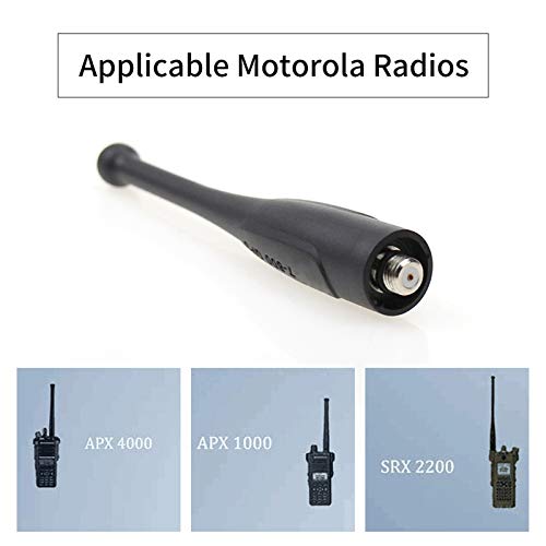 2 Pack Antenna for Motorola APX 6000 Radio Short Antenna APX 6000XE APX 4000 APX 7000 8000XE Stubby Antenna 764-870 MHz Single Band 7-800 with GPS NAR6595A