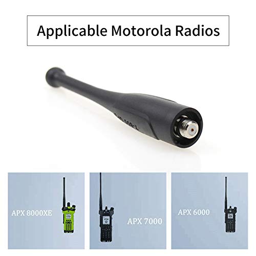 2 Pack Antenna for Motorola APX 6000 Radio Short Antenna APX 6000XE APX 4000 APX 7000 8000XE Stubby Antenna 764-870 MHz Single Band 7-800 with GPS NAR6595A