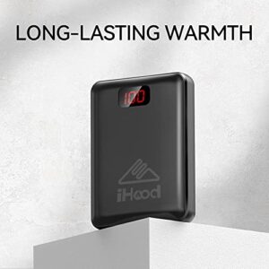 iHood Heated Vest Battery Pack, 5V / 7.4V / 12V Auto-Transformer 14400mAh Power Bank for Heated Jacket and Heated Hoodie,Dual USB LED Display Portable Charger for iPhone Android etc