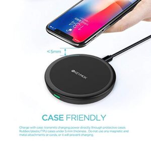 Wireless Charger, KEYMOX 5W charger compatible with all QI-Enable Devices Including iPhone 12/12 Mini/12 Pro Max /11 Pro,AirPods, Galaxy S20,S10, Note 10 (No AC Charger)