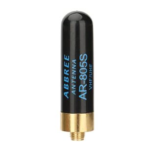 mini short walkie talkie antenna ar-805s sma- female dual band high gain long range antenna for baofeng bf-888s, uv-5r,uv-82, bf-f8hp, bf-h6,uv-9r plus,uv-s9 plus series 2 way radio