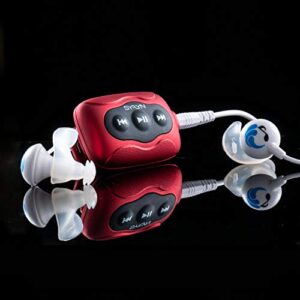 SYRYN Swimbuds Sport Bundle | 8 GB Waterproof Music Player Compatible with iTunes Files (No Apple Music)