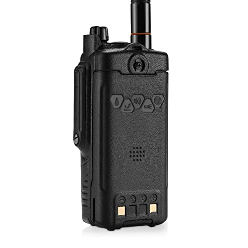 BAOFENG GT-3WP IP67 Dual Band Two-Way Radio, 144-148MHz 420-450MHz, Waterproof Dustproof Walkie Talkie Transceiver, Black 1 Pack