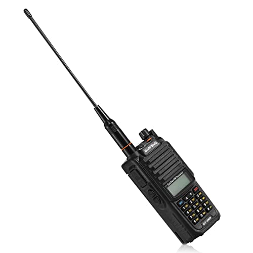 BAOFENG GT-3WP IP67 Dual Band Two-Way Radio, 144-148MHz 420-450MHz, Waterproof Dustproof Walkie Talkie Transceiver, Black 1 Pack