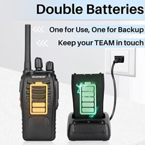 BaoFeng BF-88A Long Range BaoFeng Walkie Talkies for Adults with 12pcs 1500mah Batteries License Free 2 Way Radio Upgrade Version of BaoFeng BF-888S Two Way Radio(6 Pack)