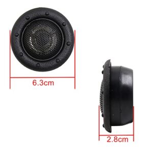 uxcell 2 Pcs 2.5 Inch Micro Dome Car Audio Tweeters Speakers 150W 91db