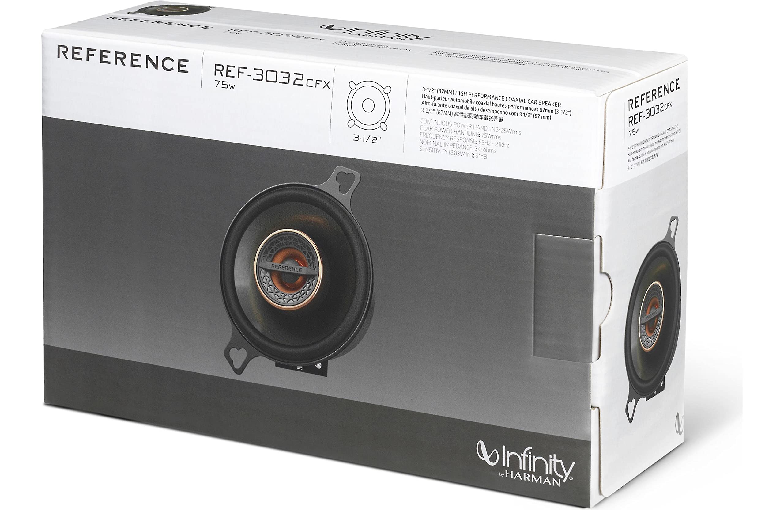 Infinity Reference 3032cf 3.5-Inch, 75-watt High Performance Two-Way Loudspeaker (Pair)