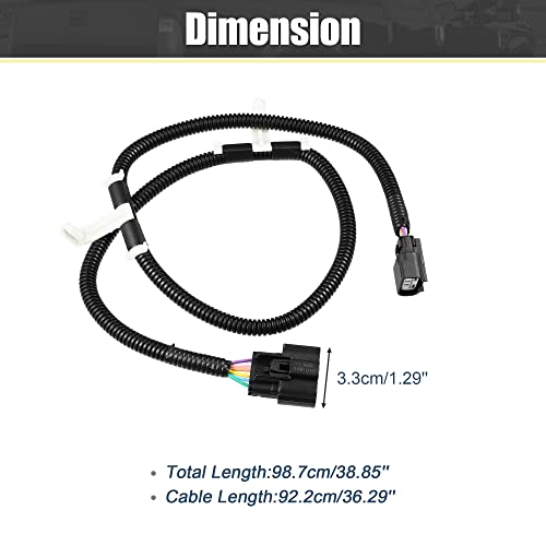 X AUTOHAUX for Ford Super Duty 2013-2016 FC3Z14A412A Tailgate Backup Camera Wiring Harness Replace DC3Z-14A412-A FC3Z-14A412-A