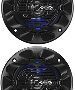 BOSS Audio Systems BE423 4 Inch Car Speakers - 225 Watts of Power Per Pair, 112.5 Watts Each, Full Range, 3 Way, Sold in Pairs