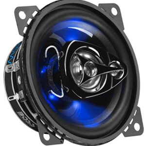 BOSS Audio Systems BE423 4 Inch Car Speakers - 225 Watts of Power Per Pair, 112.5 Watts Each, Full Range, 3 Way, Sold in Pairs