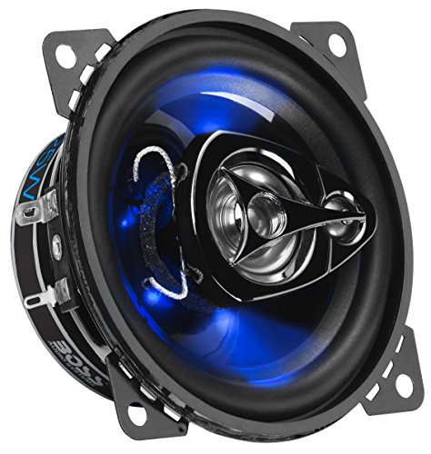 BOSS Audio Systems BE423 4 Inch Car Speakers - 225 Watts of Power Per Pair, 112.5 Watts Each, Full Range, 3 Way, Sold in Pairs