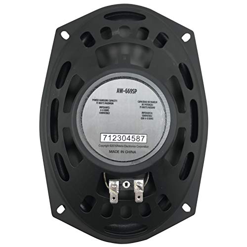 Raptor 6" x 9" OEM Replacement Dual Cone Speaker 75 Watts 4-8 OHMS Car Audio