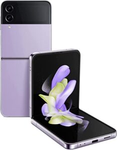 samsung galaxy z flip 4 256gb bora purple – t-mobile (renewed)