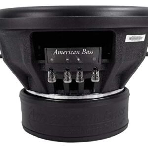 American Bass XR-12D2 12" 2,400 Watts Max Power Dual 2 Ohm Car Subwoofer