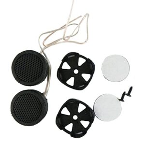 drisentri car tweeters, 2pcs 500w high efficiency mini dome tweeter speakers for car audio system