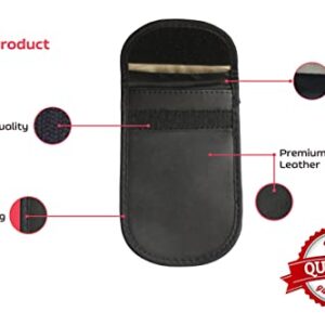 PCP Mart Faraday Pouch for Key Fob (2 Pcs) - RFID Car Key Fob Signal Blocking Pouch - Faraday Cage