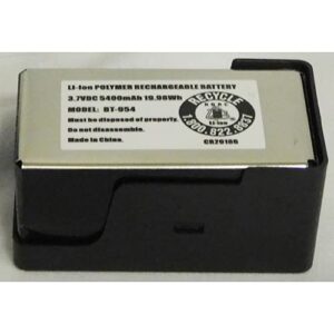 uniden bps100 li-ion battery, replacement battery model# sds100 true i/q™ digital handheld scanner