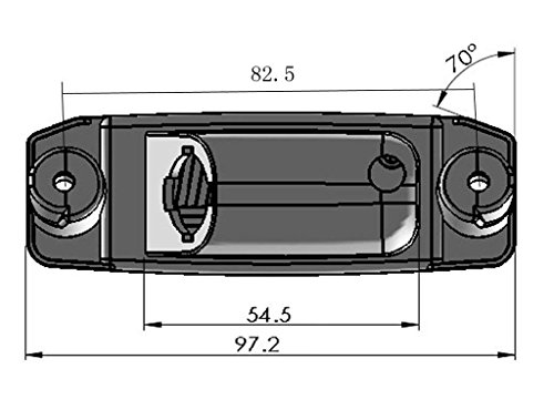 CCD Color Car Back Up Rear View Reverse Parking Camera for Hyundai Tucson Accent Elantra Terracan Veracruz Sonata