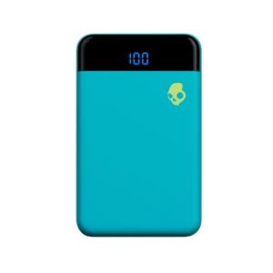 Skullcandy Stash Fat 2 10,000 mAh Fast Charging Power Bank / Small and Light travel friendly Portable Charger for iPhone, Android and Other USB Devices - 90s Vacation