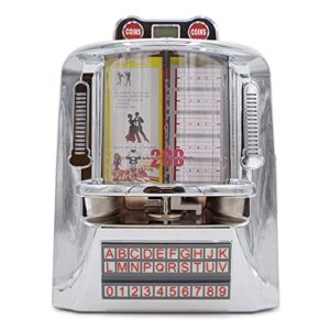 arkrocket 200 wall-o-matic table jukebox wallbox wireless bluetooth speaker fm radio sd usb retro american diner style tabletop