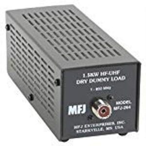 mfj-264 dry dummy load, 1.5kw, 0-600 mhz , so-239 input