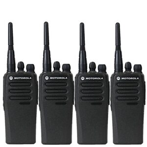 4 pack of motorola cp200d uhf two way radios