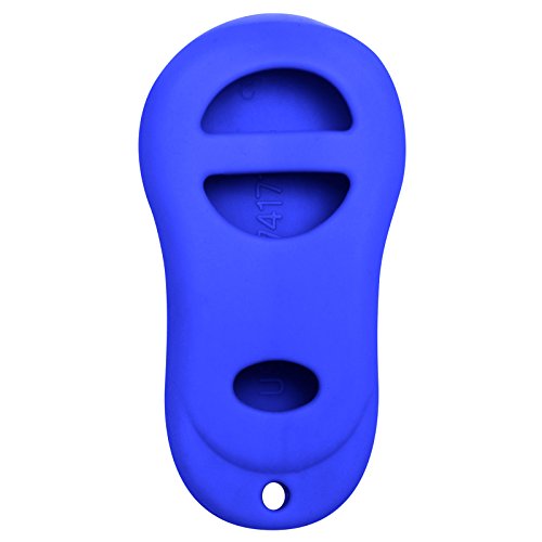 Keyless2Go Replacement for New Silicone Cover Protective Case for Remote Key fobs FCC GQ43VT9T GQ43VT13T GQ43VT17T - Blue