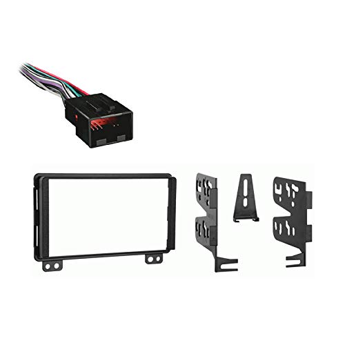 Compatible with Ford Explorer 2004 2005 Double DIN Stereo Harness Radio Install Dash Kit Package