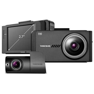 thinkware x700 dual dash cam front and rear camera for cars, 1080p fhd, dashboard camera recorder with g-sensor, car camera w/sony sensor, gps, night vision, 16gb, optional parking mode