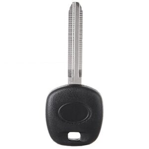 eccpp 1x uncut ignition key fob replacement for 03-11 for toyota landcruiser camry 4 runner highlander sienna solara tacoma avalon corolla matrix rav4 sequoia tundra yaris venza toy44dpt 89785-60160c