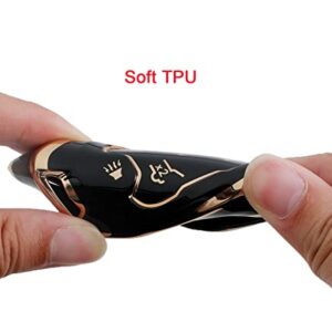 Guibuhuse TPU Protector Key Fob Cover Fit for 2015-2020 GMC Yukon/Yukon XL Chevy Suburban Tahoe (HYQ1AA)