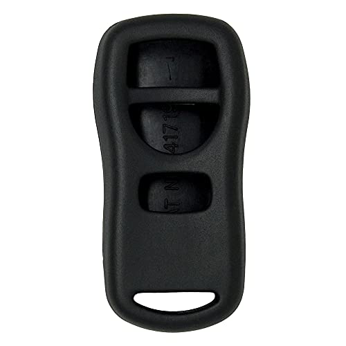 Keyless2Go Replacement for New Silicone Cover Protective Case for Select Nissan 3 Button Remotes - Black