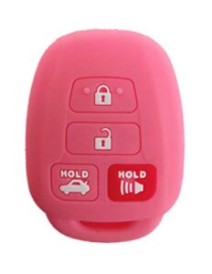 kawihen silicone key fob cover compatible with hyq12bdm hyq12bel hyq12bdp toyota avalon camry corolla highlander rav4 yaris scion fr-s tc