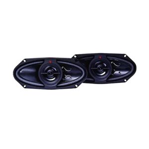 kenwood kfc-415c 4×10-inch 160w two-way custom-fit car audio speakers, pack of 2