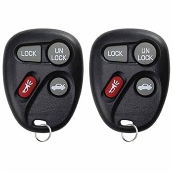 2 New Keyless Entry Remote Key Fob for 1997-2000 Century Regal Intrigue Grand Prix (10246215)