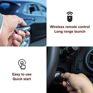 ANGLEWIDE Car Key Fob Keyless Entry Remote SHELL CASE Replacement for 17 for GMC DENALI XL (FCC HYQ1EA) 4 Buttons 1pad