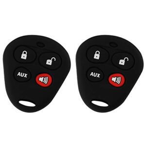 2x key fob keyless entry remote cover protector for viper automate avital hornet python (ezsdei474v, rpn 474v)