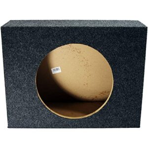 (1) Kicker C12 Subwoofer Single 12" Regular Cab Truck Sub Box Enclosure Bundle with HA-A400.1 Mono Amplifier