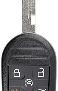 KeylessOption Keyless Entry Remote Control Fob Uncut Blank Ignition Car Key Remote Start for CWTWB1U793