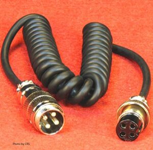 workman ex4 4 pin microphone extension cord for cobra/uniden cb plus ham radios