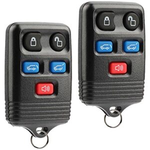 car key fob keyless entry remote fits 2003-2010 ford expedition / 2008-2010 lincoln navigator (cwtwb1u551), set of 2