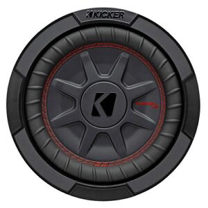 kicker comprt 8″(20cm) subwoofer, dvc, 4-ohm, rohs compliant