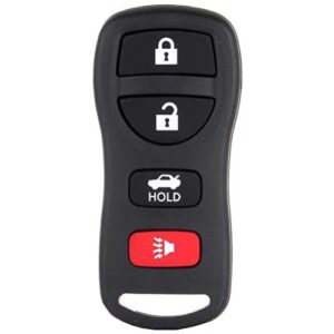 ocpty 1x flip key entry remote control entry remote key fob for 02-17 for nissan a ltima maxima murano 350z quest armada sentra versa pathfinder for infiniti i35 g35 kbrastu15