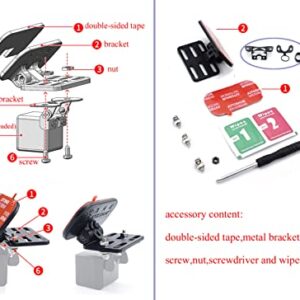 JUTOSHUR Car Rear Camera Holder Rear Window Windshield Bracket for Most Rear Camera Dash Cam