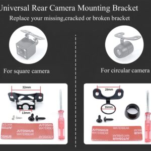 JUTOSHUR Car Rear Camera Holder Rear Window Windshield Bracket for Most Rear Camera Dash Cam