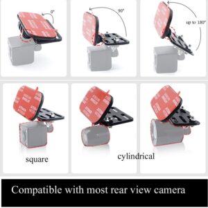 JUTOSHUR Car Rear Camera Holder Rear Window Windshield Bracket for Most Rear Camera Dash Cam