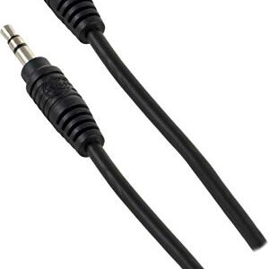 GE 3.5mm Auxiliary Audio Cable 6ft, Black, 33572