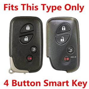 Rpkey Silicone Keyless Entry Remote Control Key Fob Cover Case protector Replacement Fit For Lexus ES350 GS300 GS350 GS430 GS450h ISC IS250 IS350 LS460 LS600h HYQ14AAB 89904-50380 89904-30270