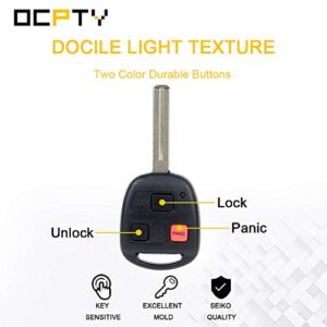 OCPTY 1X Uncut Keyless Entry Remote Control Key Fob Transmitter Replacement for 1999-2003 for Lexus RX300 ADP12548701S N14TMTX-1