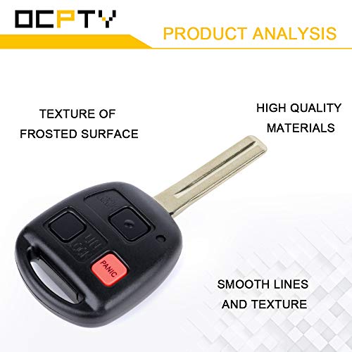 OCPTY 1X Uncut Keyless Entry Remote Control Key Fob Transmitter Replacement for 1999-2003 for Lexus RX300 ADP12548701S N14TMTX-1